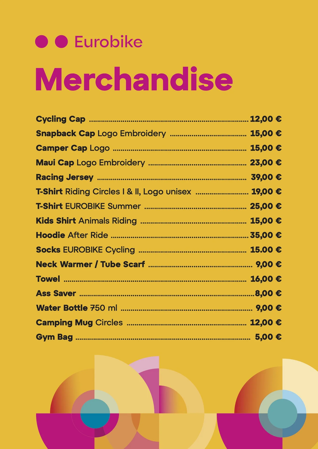 EUROBIKE Merchandise